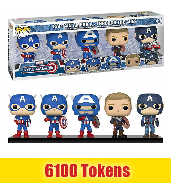 Prize: Captain America: Through the Ages 5-Pack - Special Edition Excl